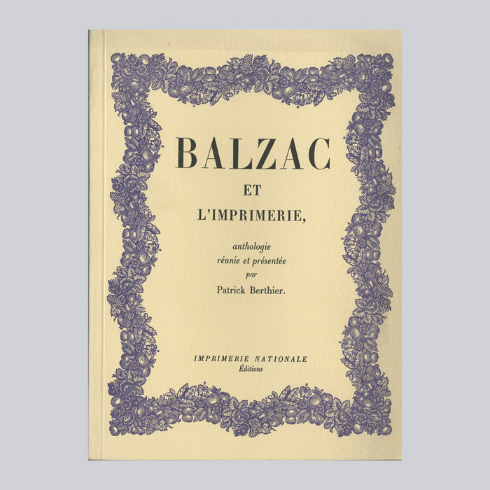 Balzac et l’imprimerie – Atelier-Musée de l'Imprimerie